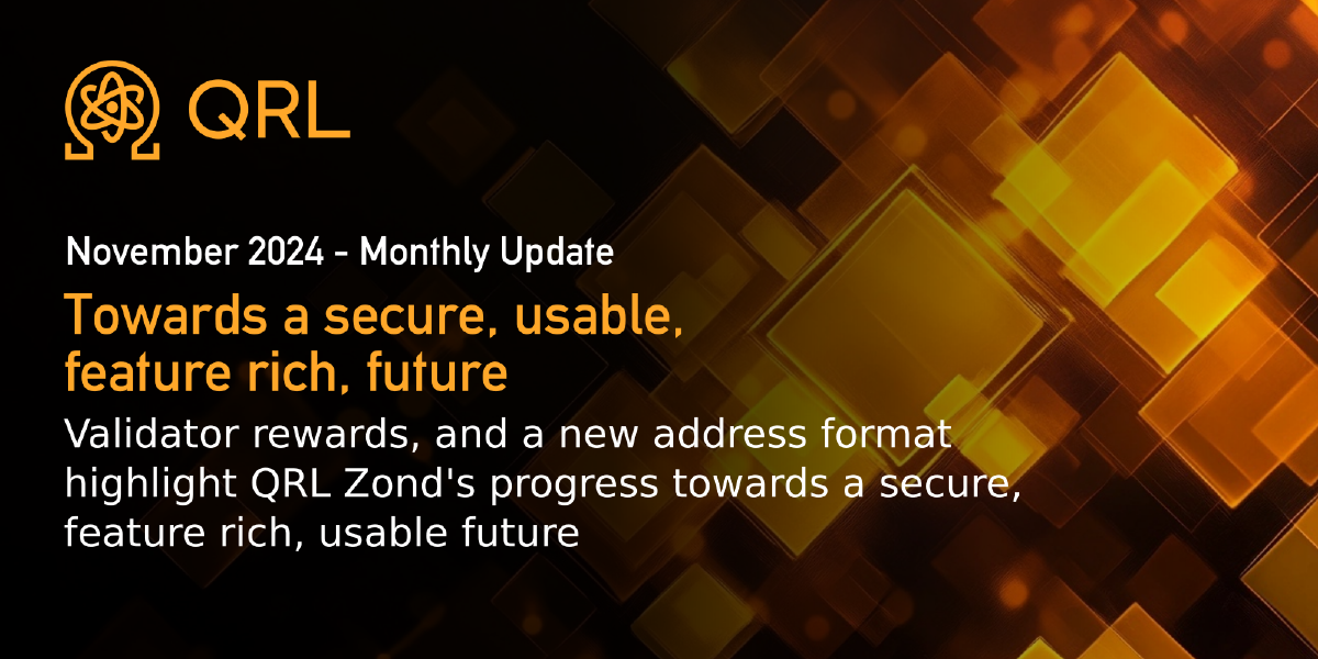 QRL Monthly, November 2024